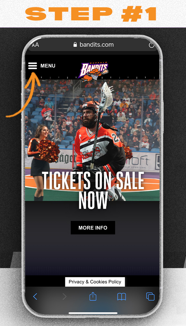 Mobile Ticketing Guide | Buffalo Bandits - bandits.com