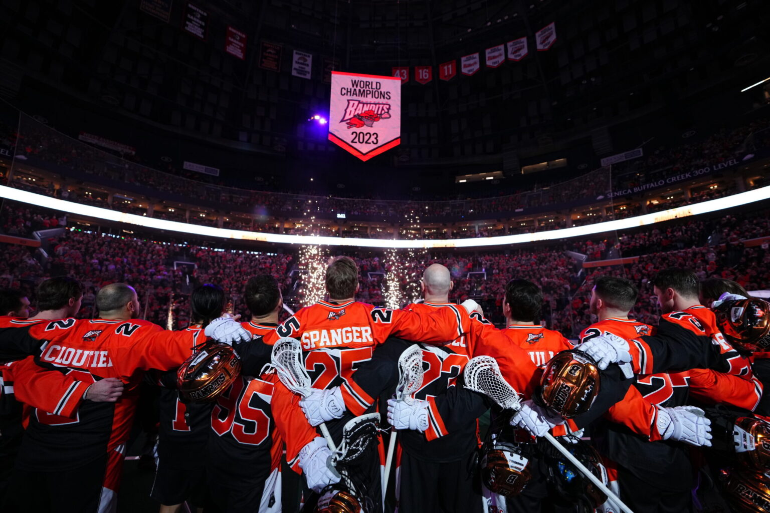 PHOTOS | Banner Raising Ceremony | Buffalo Bandits - bandits.com