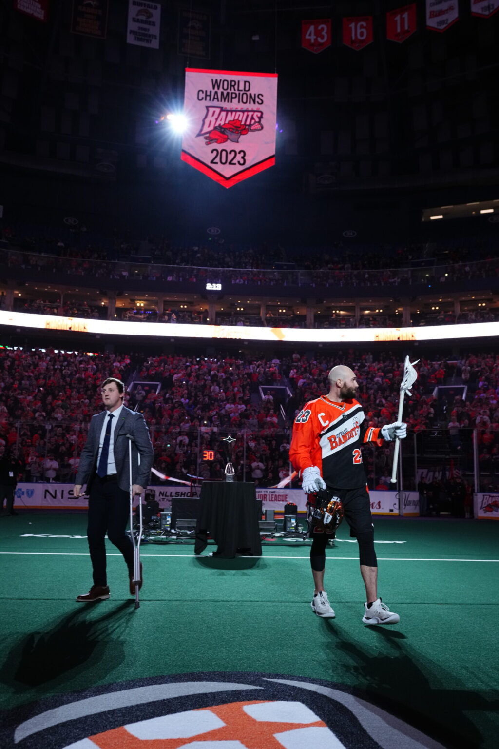 PHOTOS | Banner Raising Ceremony | Buffalo Bandits - bandits.com
