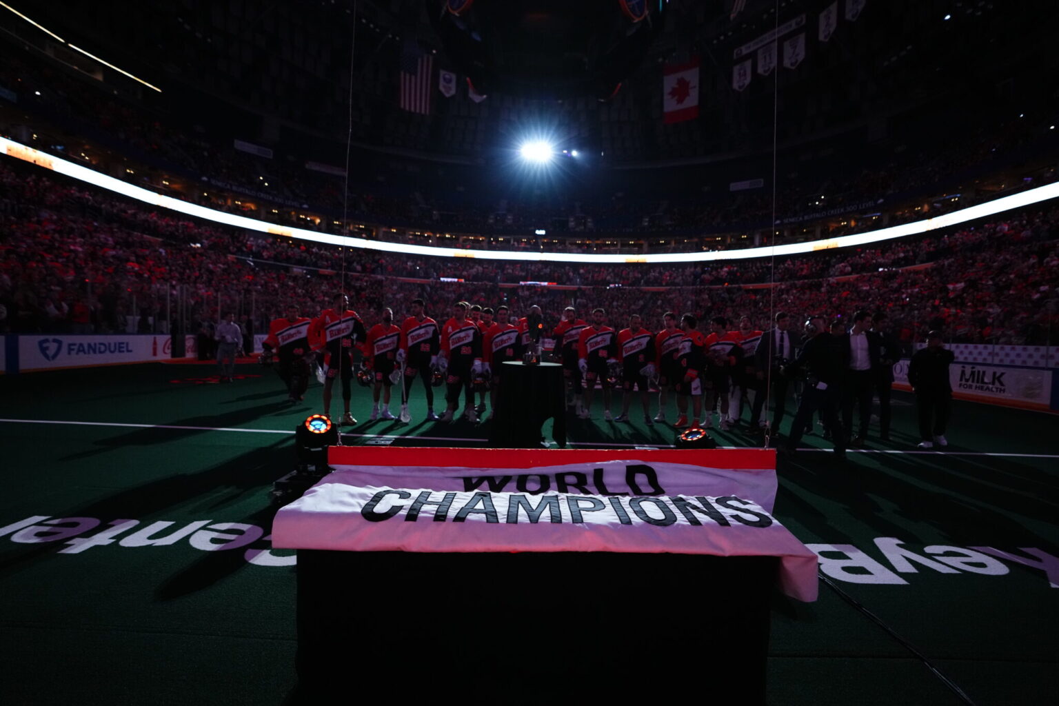 PHOTOS | Banner Raising Ceremony | Buffalo Bandits - bandits.com