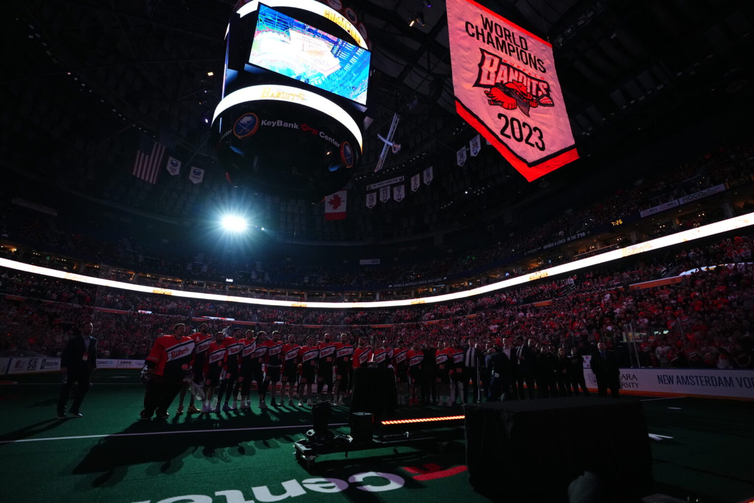 PHOTOS | Banner Raising Ceremony | Buffalo Bandits - bandits.com