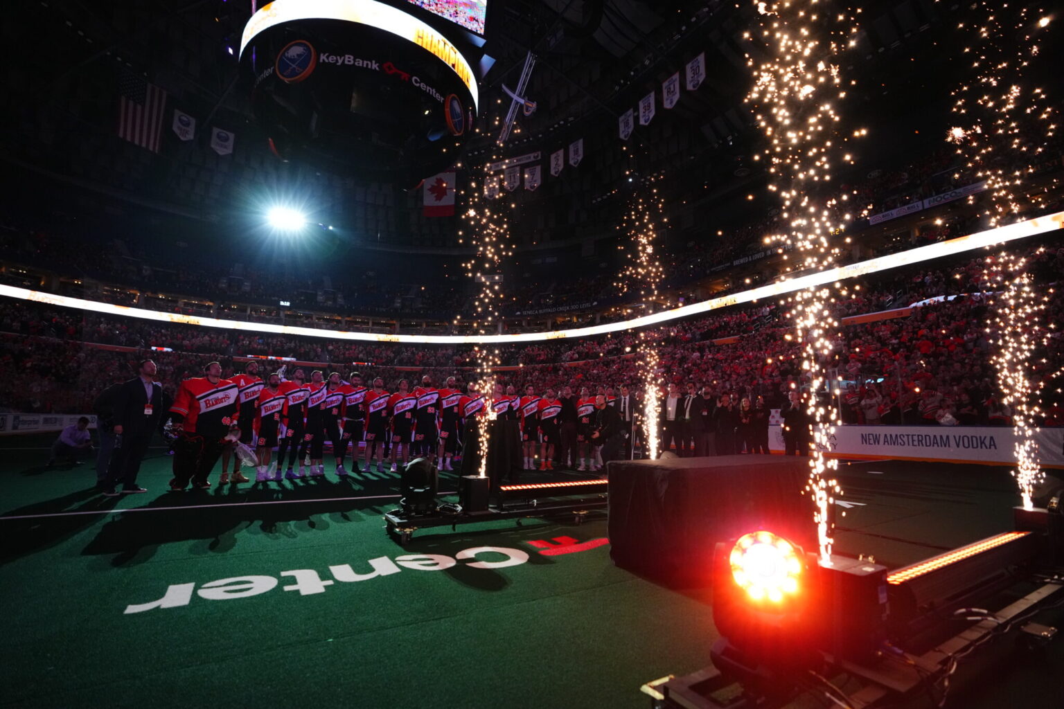 PHOTOS | Banner Raising Ceremony | Buffalo Bandits - bandits.com