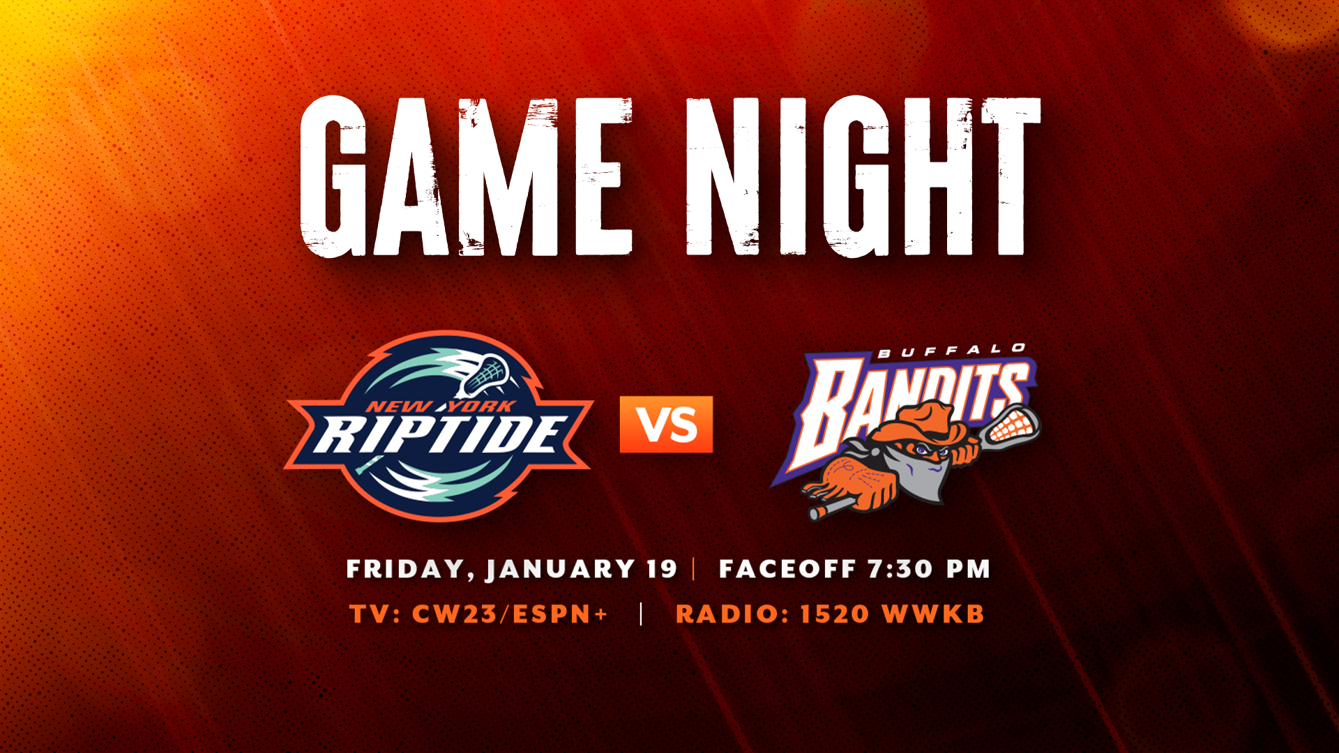 Bandits host Riptide on Tucker Out Lymphoma Night | Buffalo Bandits ...