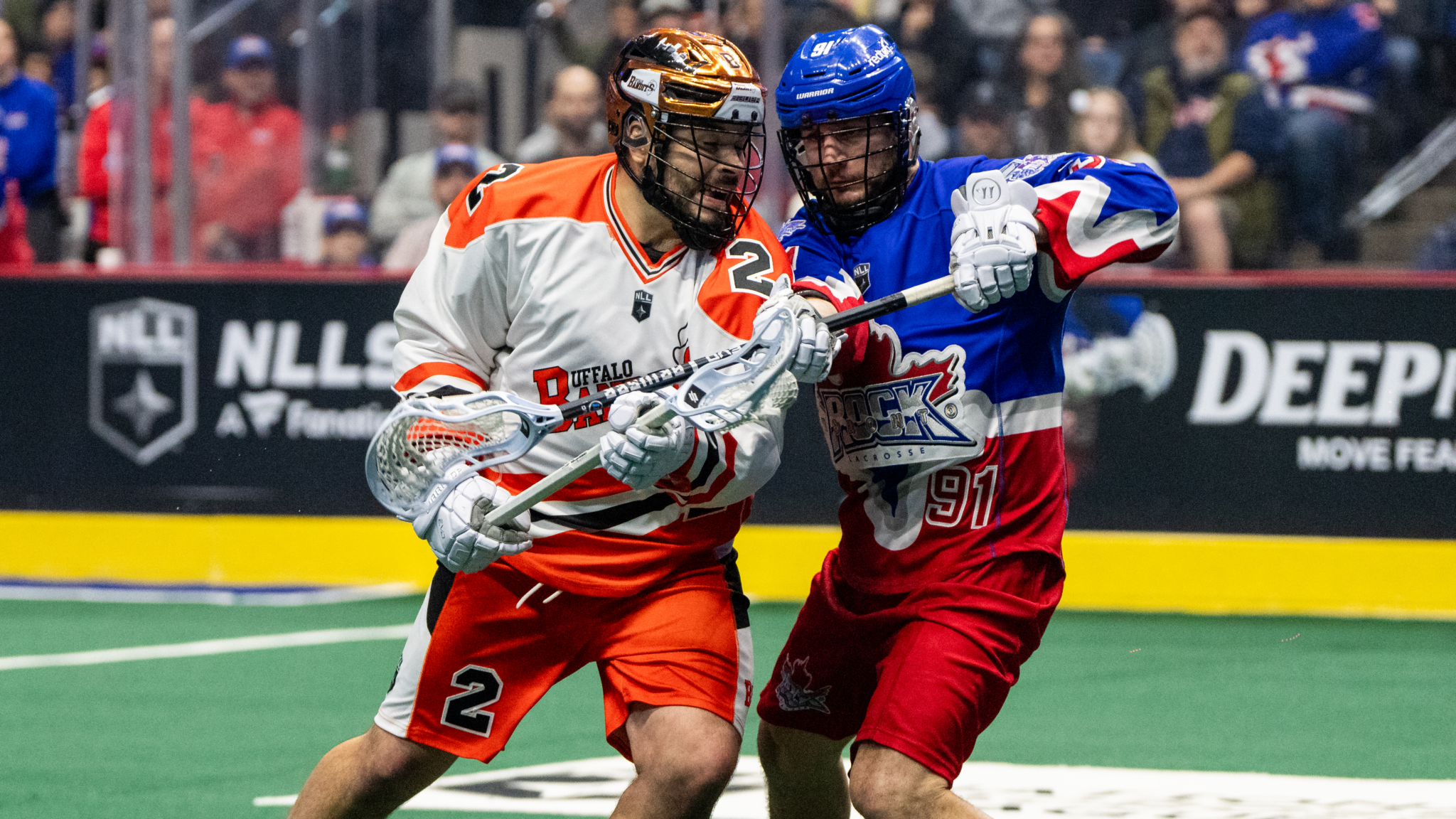 Bandits take down undefeated Rock on the road | Buffalo Bandits ...
