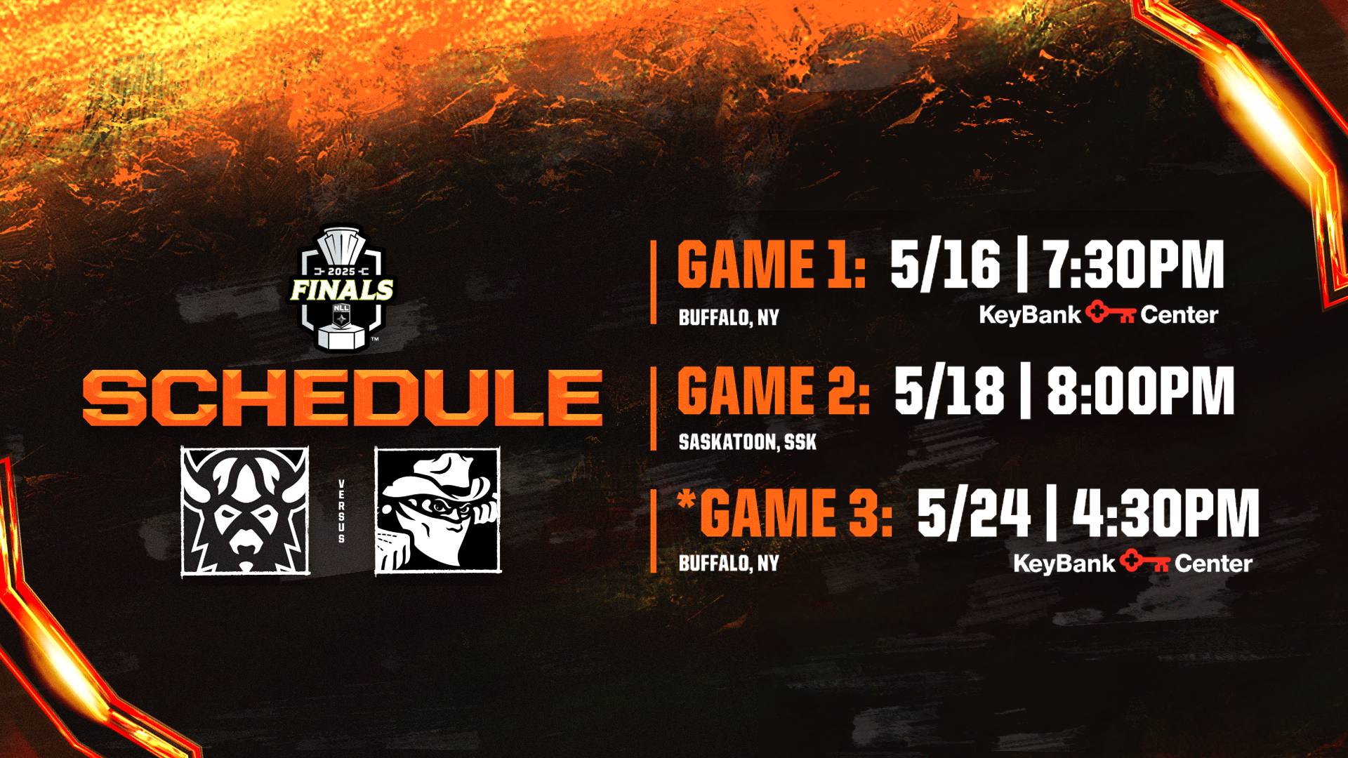 Bandits to play Saskatchewan Rush in NLL Finals | Buffalo Bandits - bandits.com