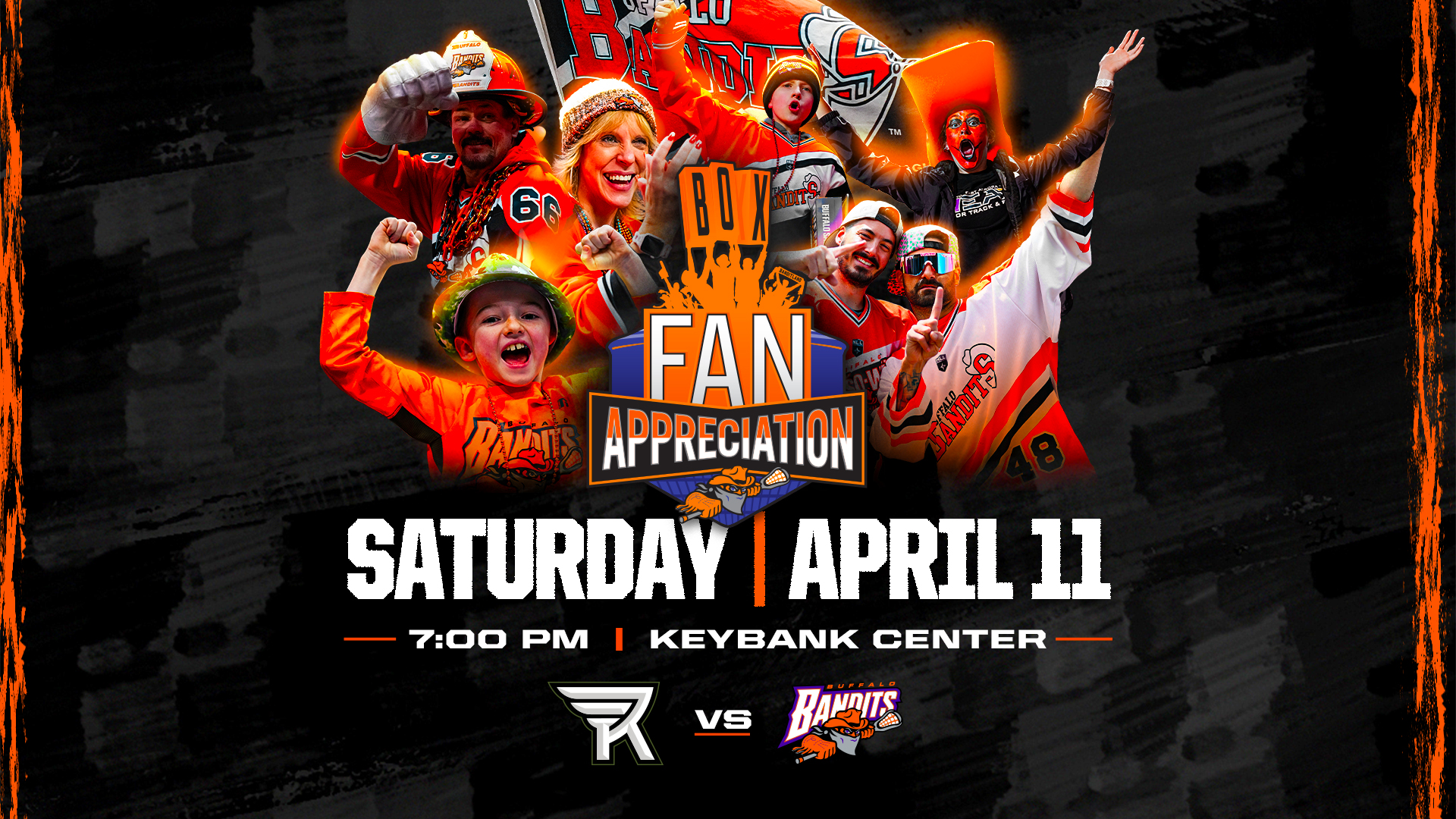Bandits to host Fan Appreciation Night on April 11 | Buffalo Bandits ...